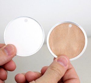 Step-by-step guide to creating DIY vintage metal rim tags : MyAssetTag ...