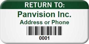 Durable Plastic Asset Tags | Custom Polyester Asset Labels